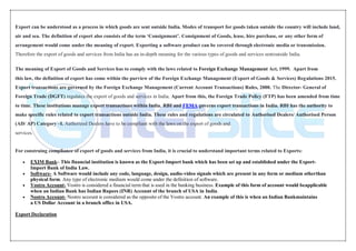 FEMA Compliance on Export of Goods and Services.pdf