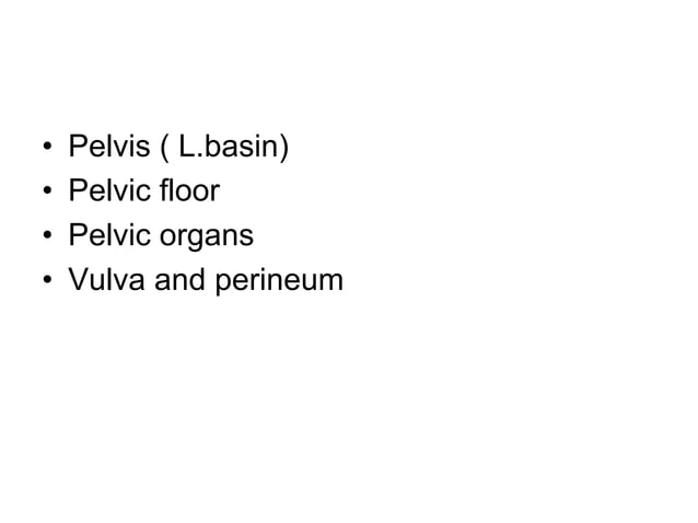 Female genital tract anatomy | PDF