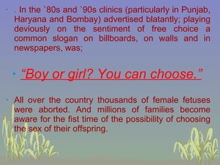 Female Feticide | PPT