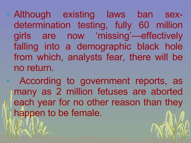 Female Feticide | PPT