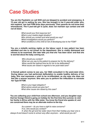 Female Genital Mutilation for Healthcare Professionals | PDF