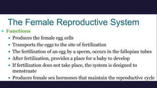 Female-Reproductive-System health assessment | PDF