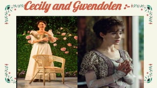 Female characters of 'The Importance of being earnest', as a Victorian ...