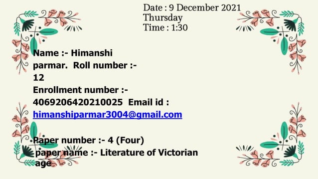 Female characters of 'The Importance of being earnest', as a Victorian ...