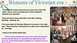 Female characters of 'The Importance of being earnest', as a Victorian ...