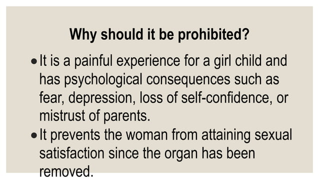 Female circumcision.pptx | Reproductive Health | Diseases and Conditions