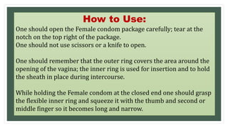 Female condom (Vaginal Patch)- a detailed medical study | PPTX