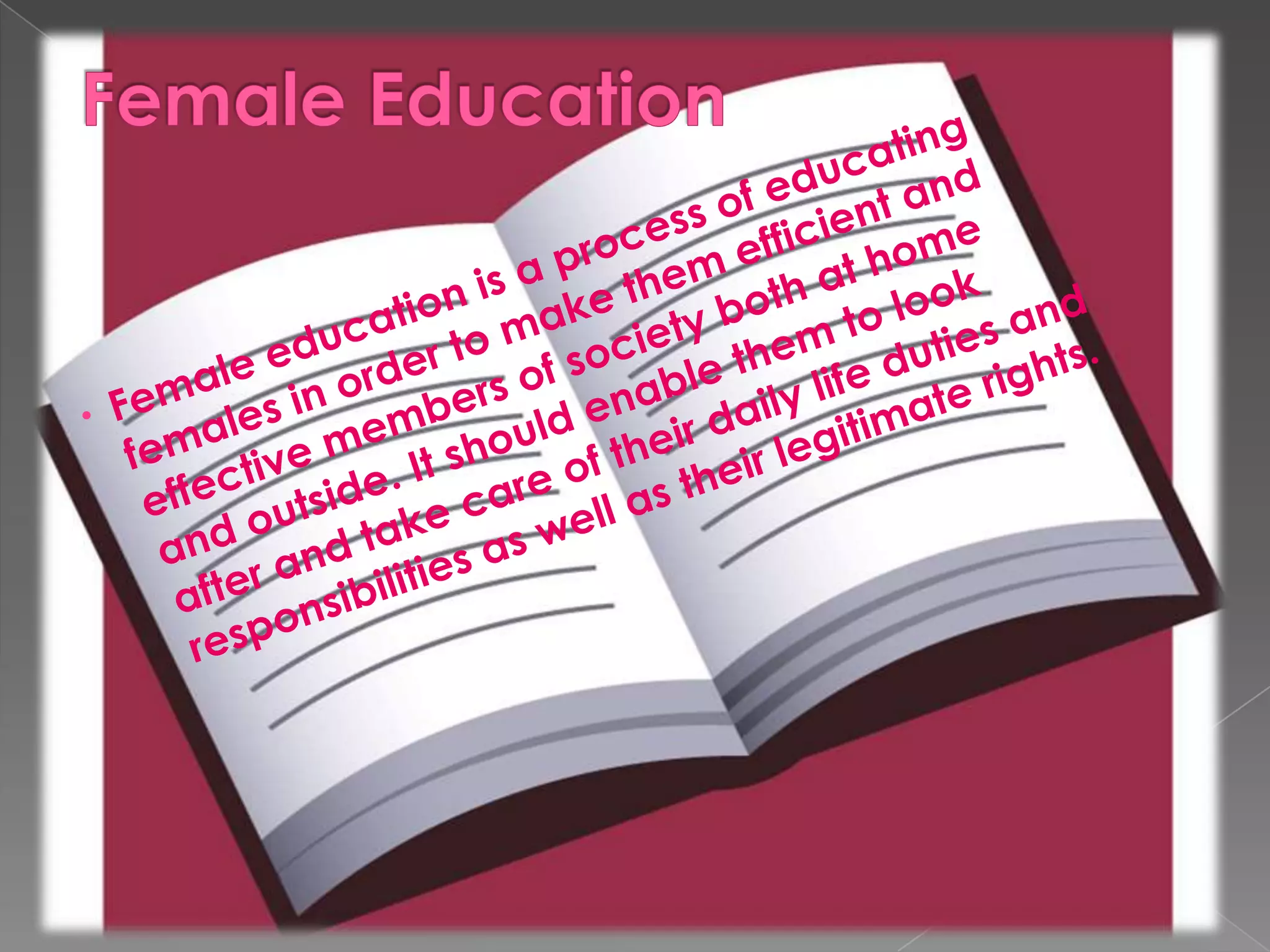 Female education | PPTX