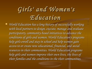 Female Education | PPT