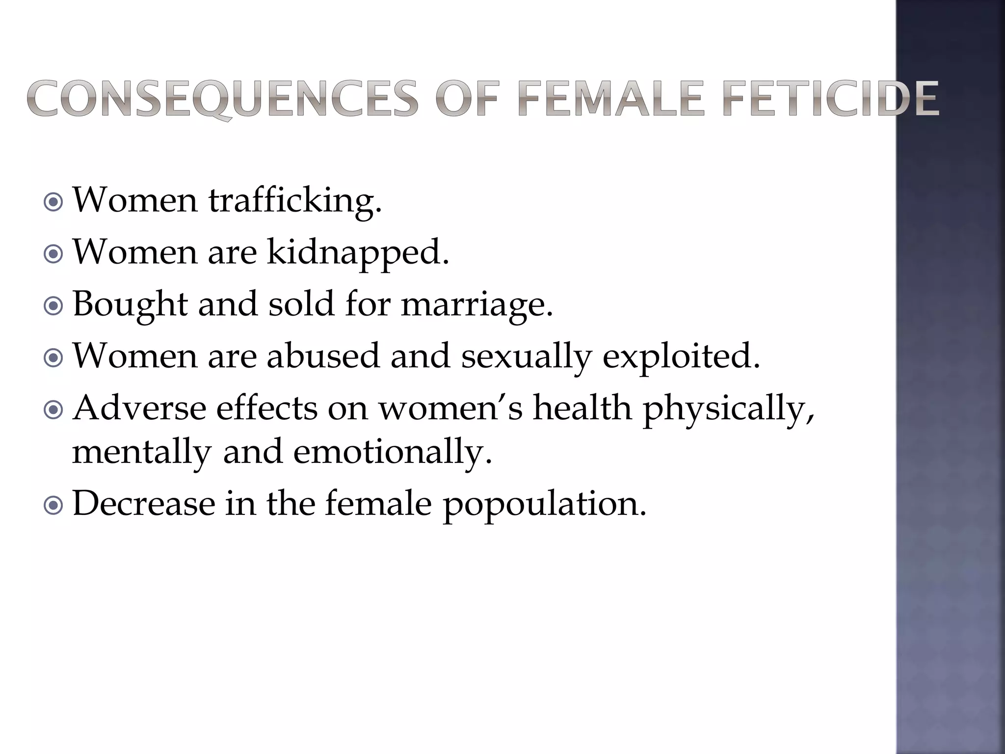 Female feticide | PPT