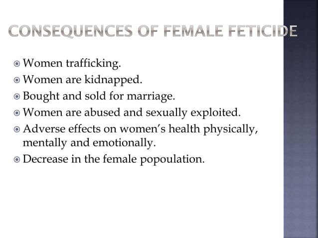 Female feticide | PPT