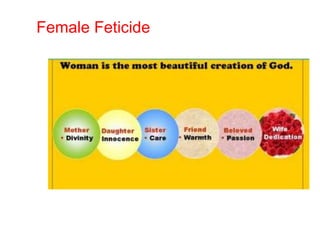 Femalefoeticide | PPTX | Debated Sensitive Social Issues | Sensitive Topics