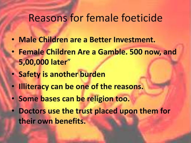 Female foeticide In INDIA | PPTX | Pregnancy | Reproductive Health