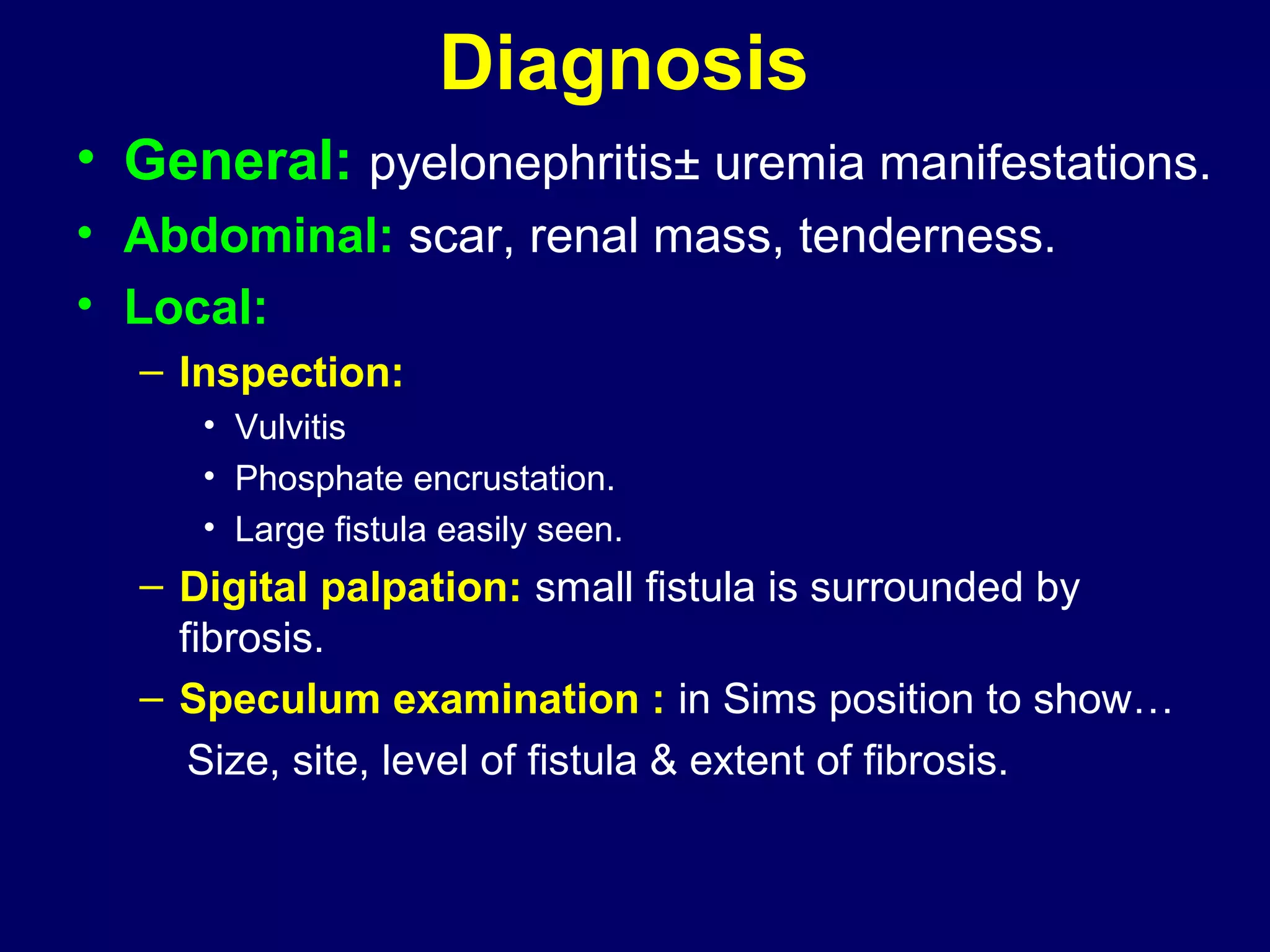 Female genital fistula | PPT