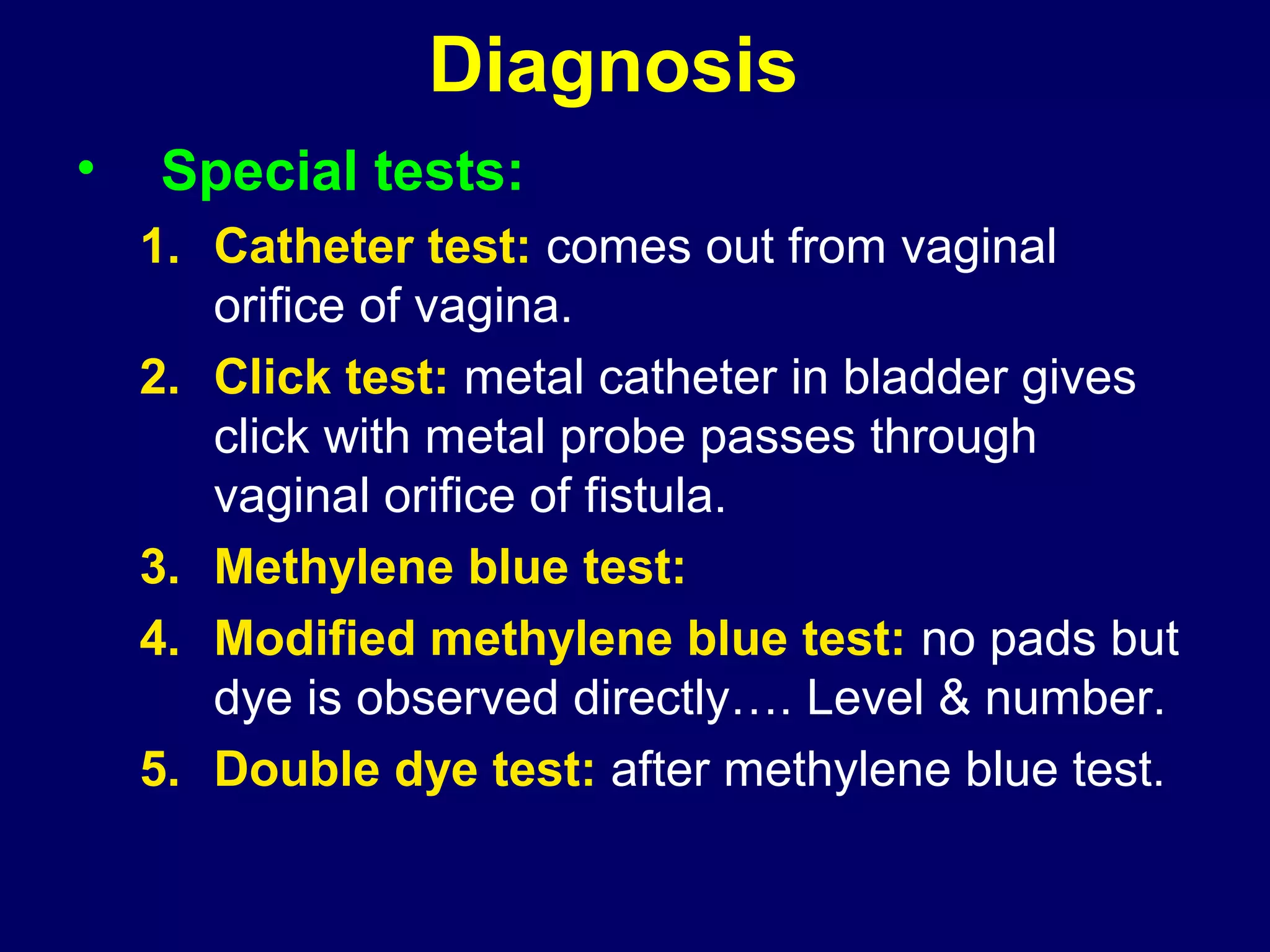 Female genital fistula | PPT