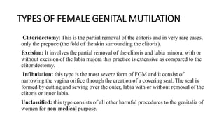 INTRODUCTION TO FEMALE GENITAL MUTILATION.pptx | Sexual Health ...