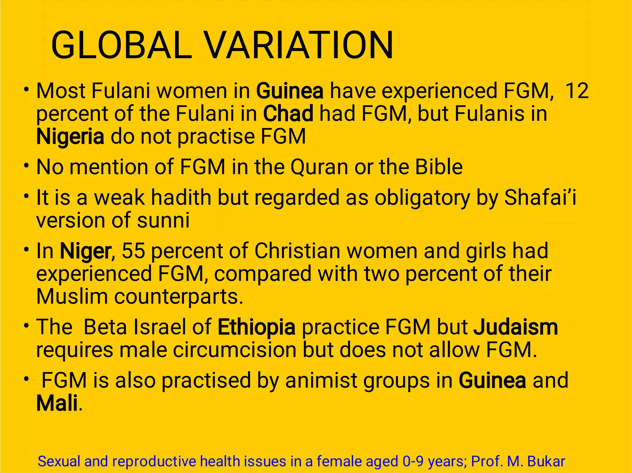 FEMALE GENITAL MUTILATION | PDF