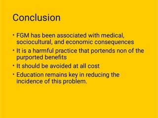 FEMALE GENITAL MUTILATION | PDF