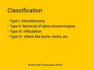 FEMALE GENITAL MUTILATION | PDF