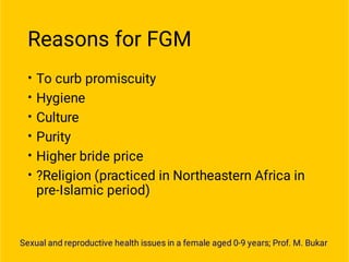 FEMALE GENITAL MUTILATION | PDF