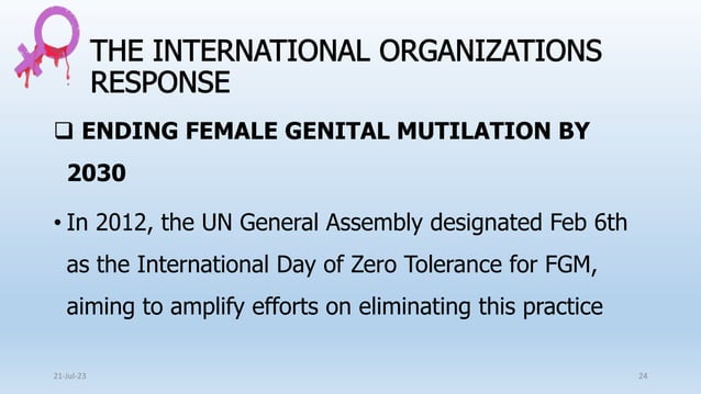 FEMALE GENITAL MUTILATION (FGM).pptx | Pregnancy | Reproductive Health