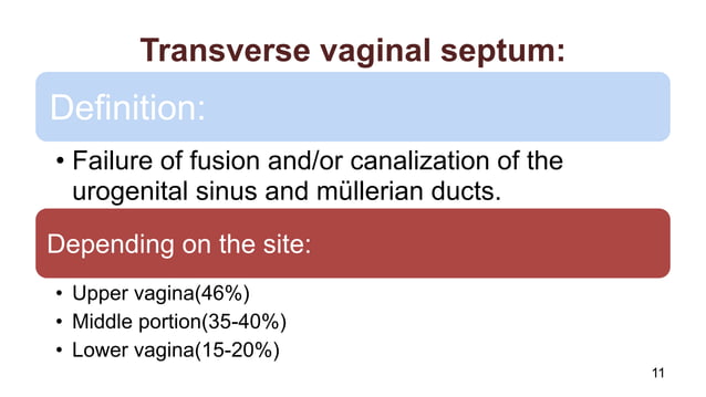 Female genital tract(Congenital malformation).pptx | Pregnancy ...