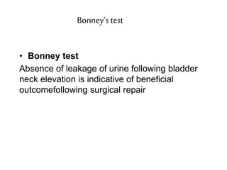 Management of Female Urinary Incontinence (Urinary Leakage in Women in ...