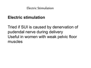 Management of Female Urinary Incontinence (Urinary Leakage in Women in ...