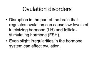 Female infertility | PPTX