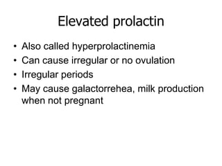 Female infertility | PPTX