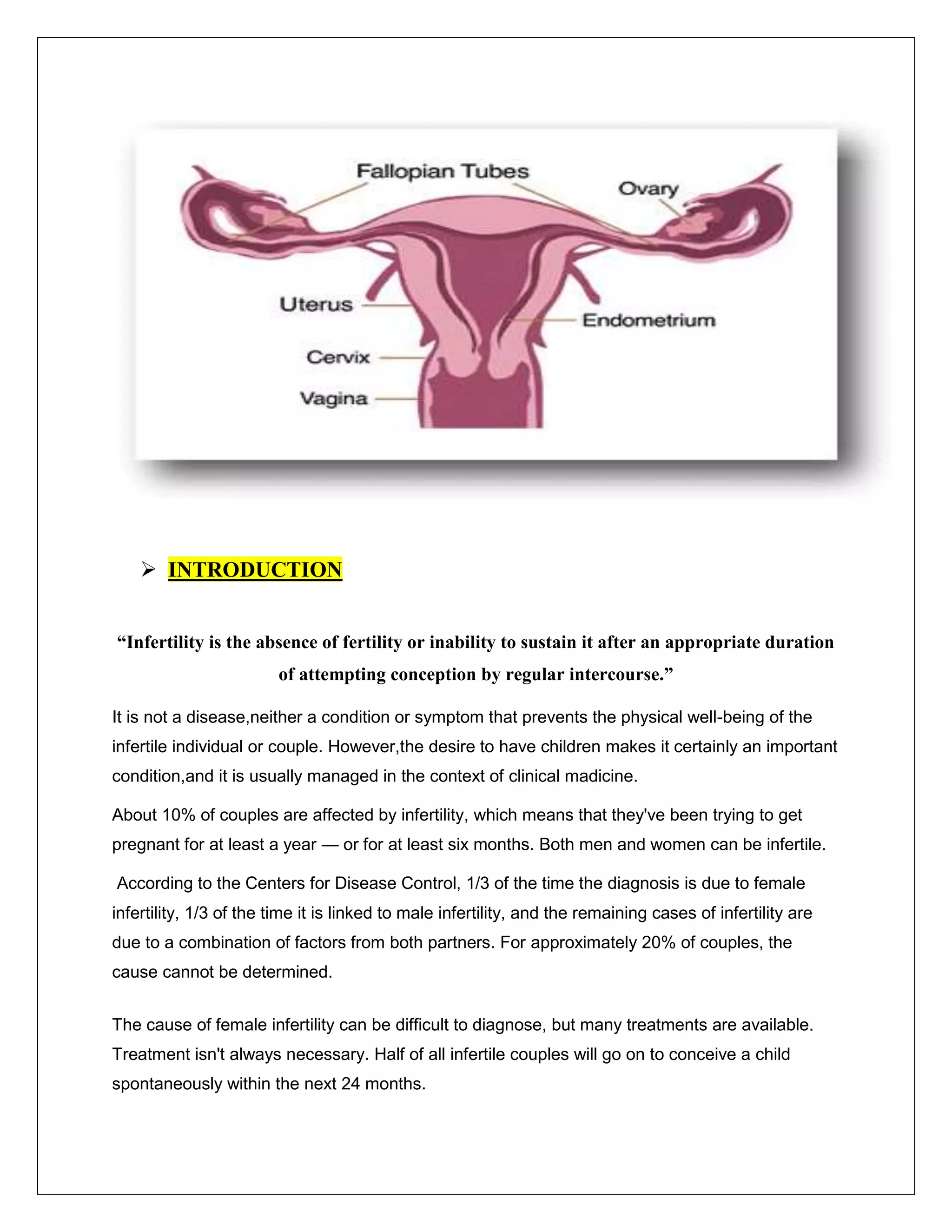 Female infertility | PDF