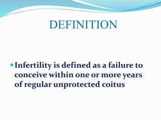 Female infertility | PPTX