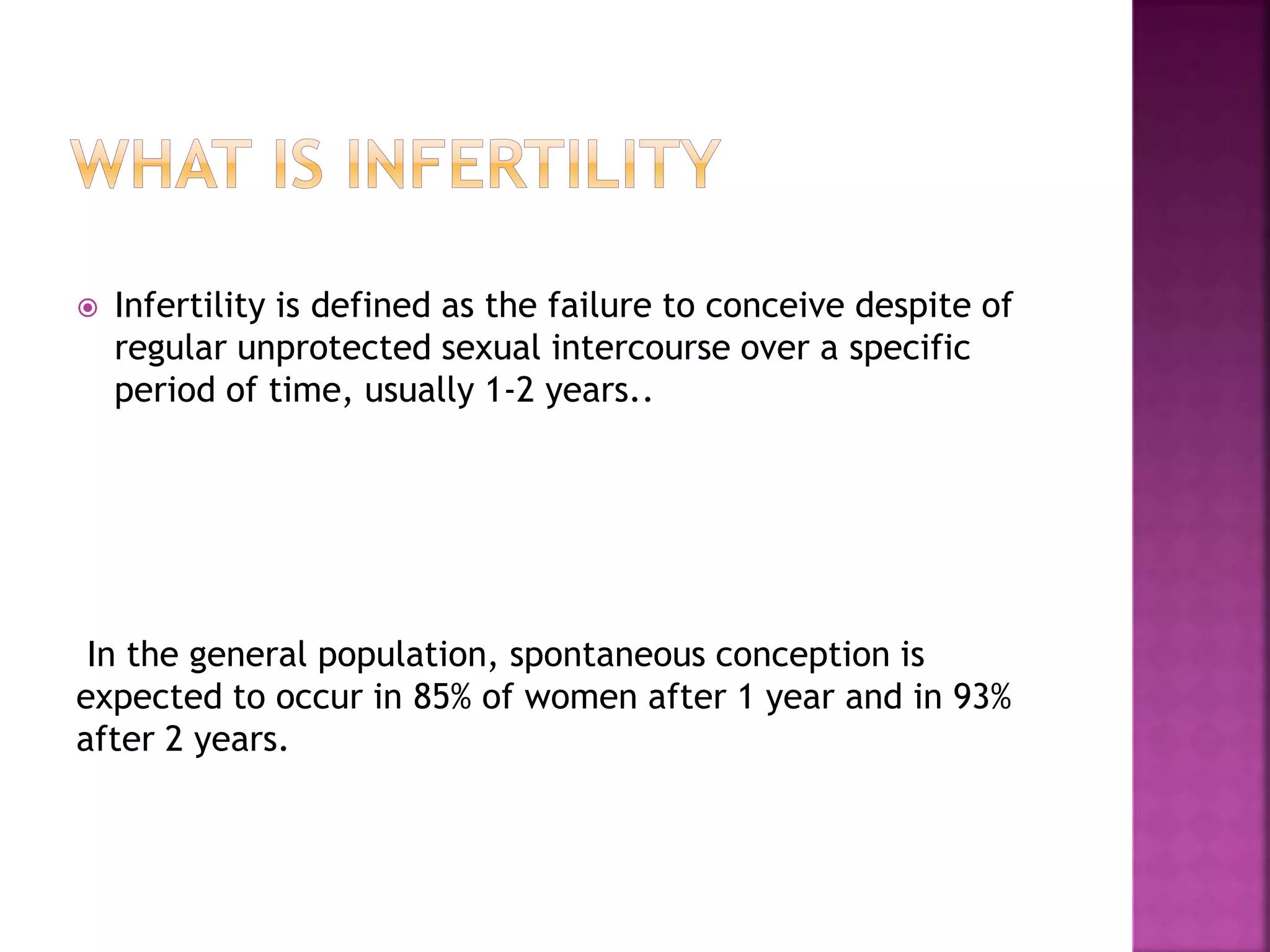 Female infertility | PPTX