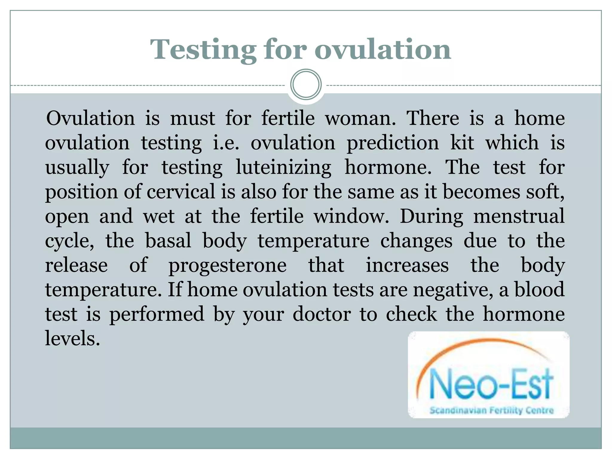 Female Infertility Testing – Overview | PPSX | Infertility ...