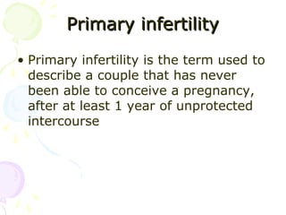 Female infertility - 1 | PPT
