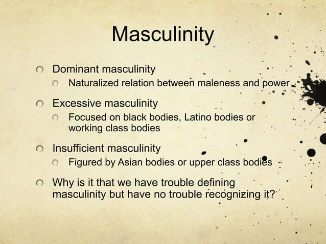Female masculinity | PPTX