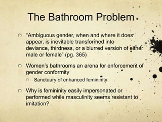 Female masculinity | PPTX