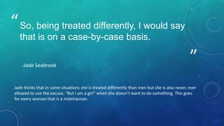 Genius Hour: Female Midshipman | PPTX