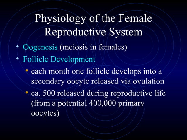 Female repproductive physiology | PPT | Infertility | Reproductive Health