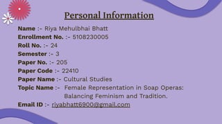 Female Representation in Soap Operas _ Balancing Feminism and Tradition.pdf