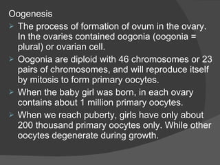 Female reproduction system | PPT
