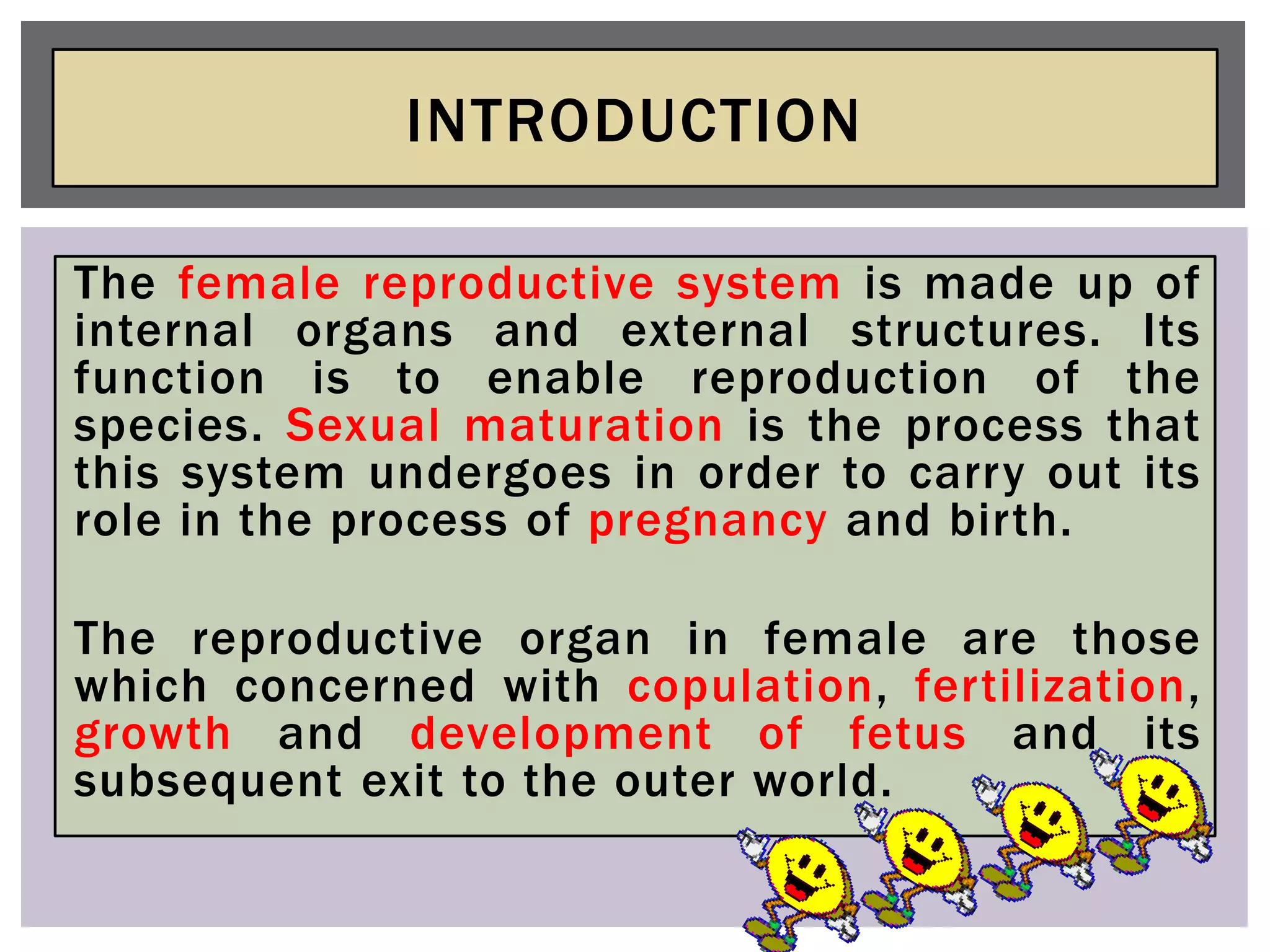 Female reproduction system | PPTX