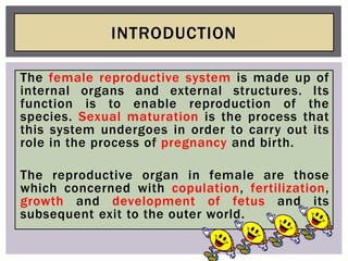 Female reproduction system | PPTX