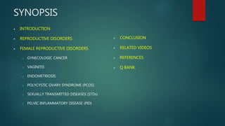 Female Reproductive Disorders (Instant notes for college students) | PPTX