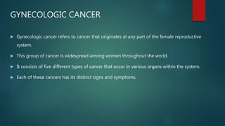 Female Reproductive Disorders (Instant notes for college students) | PPTX