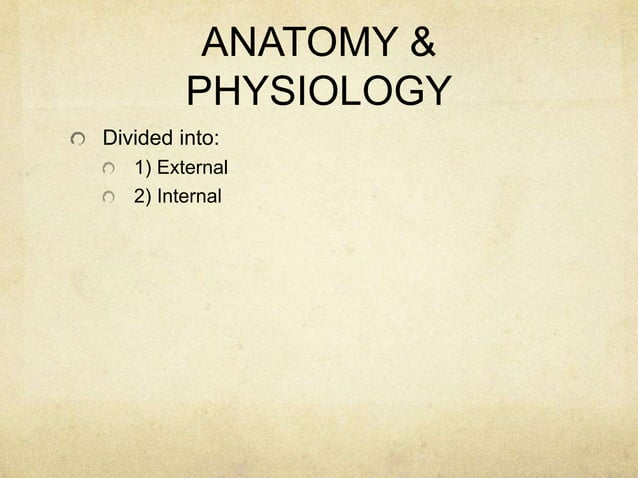 Anatomy and Physiology of the Male and Female Reproductive System ...