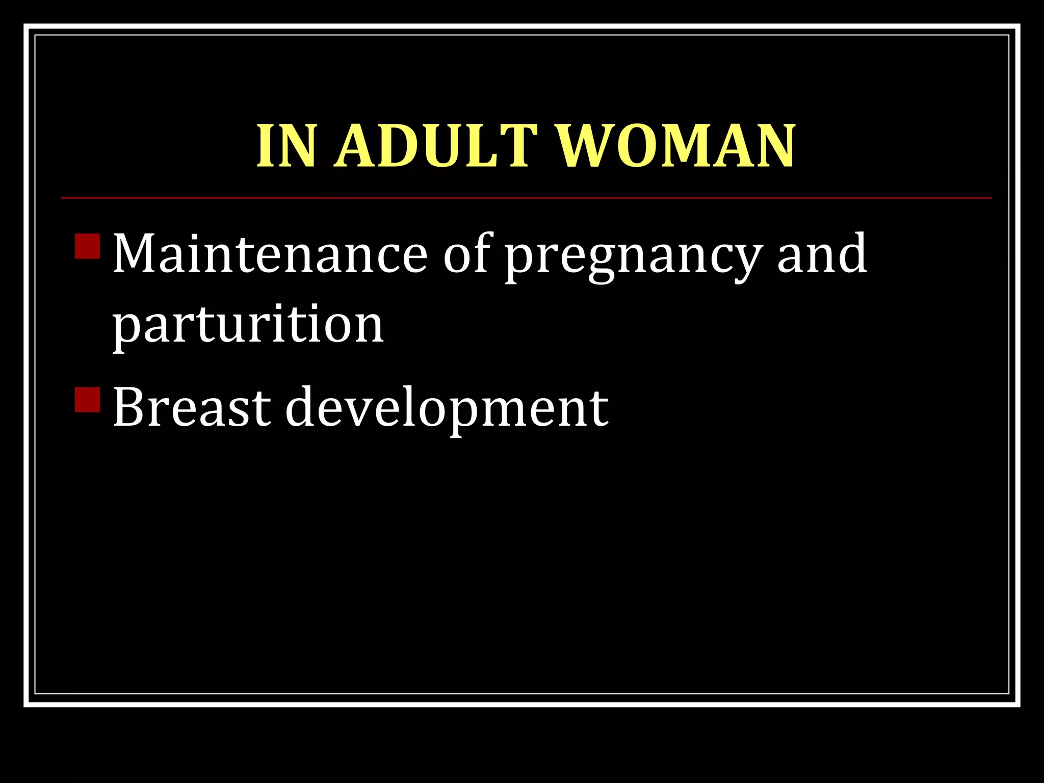 Female Reproductive Hormones Ppt 9705