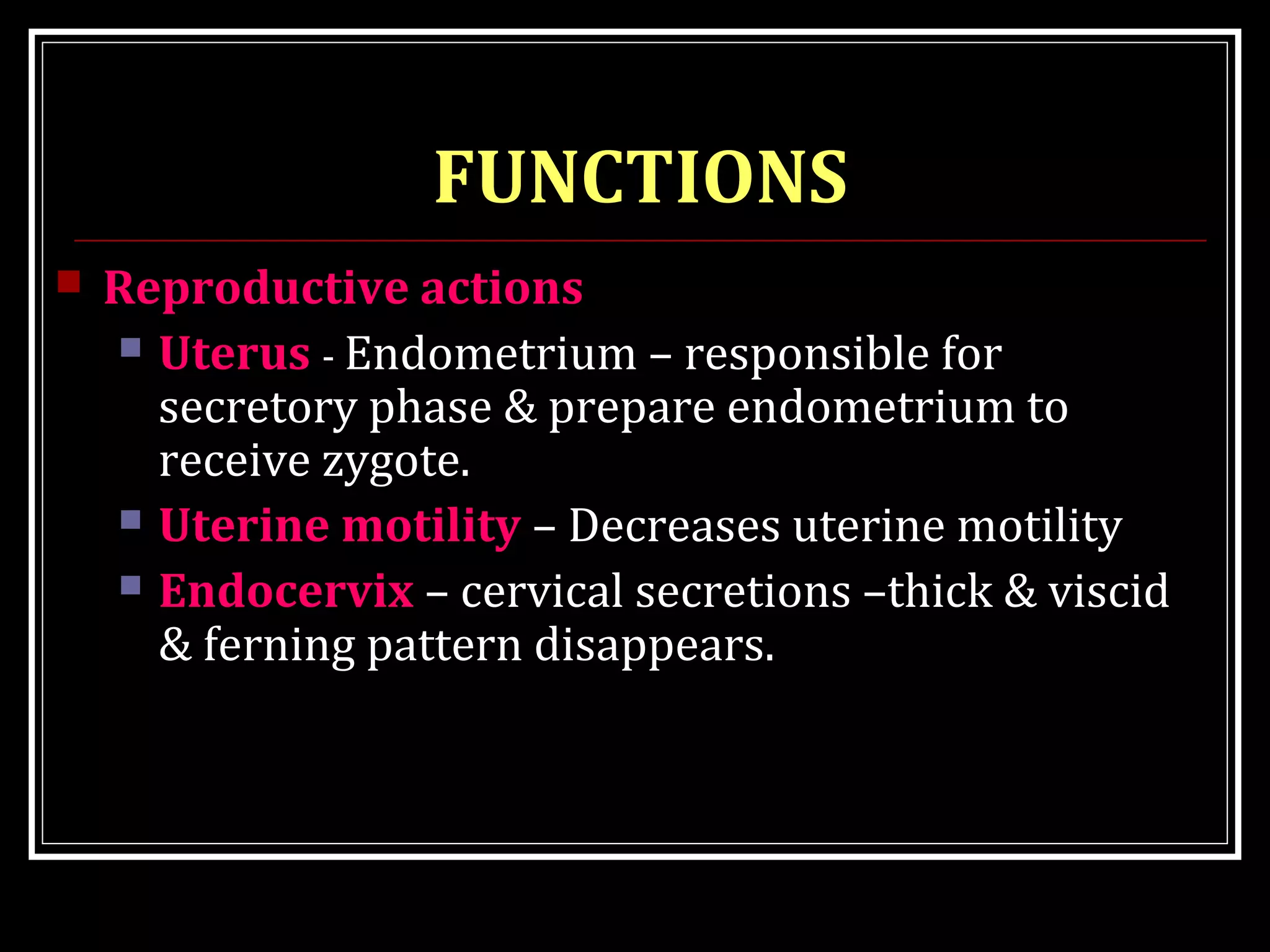 FEMALE REPRODUCTIVE HORMONES | PPT