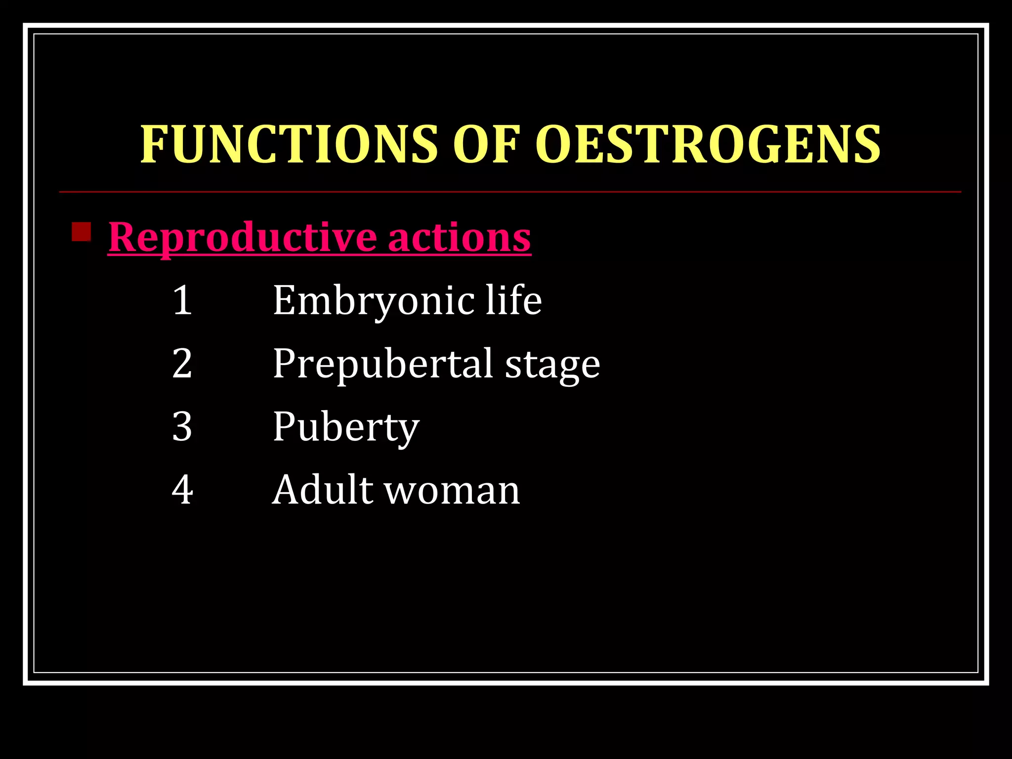 FEMALE REPRODUCTIVE HORMONES | PPT