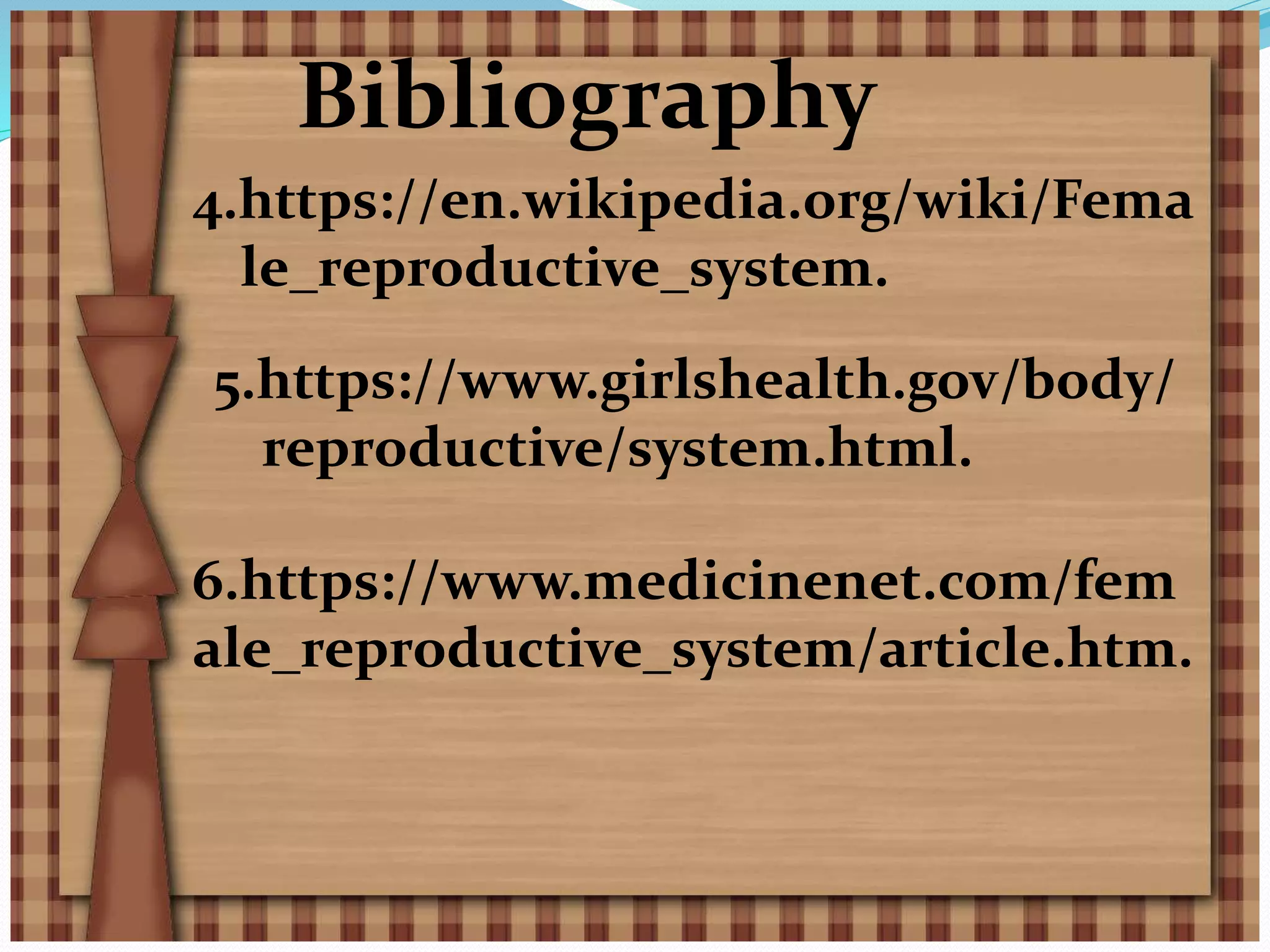 Female reproductive system | PPTX